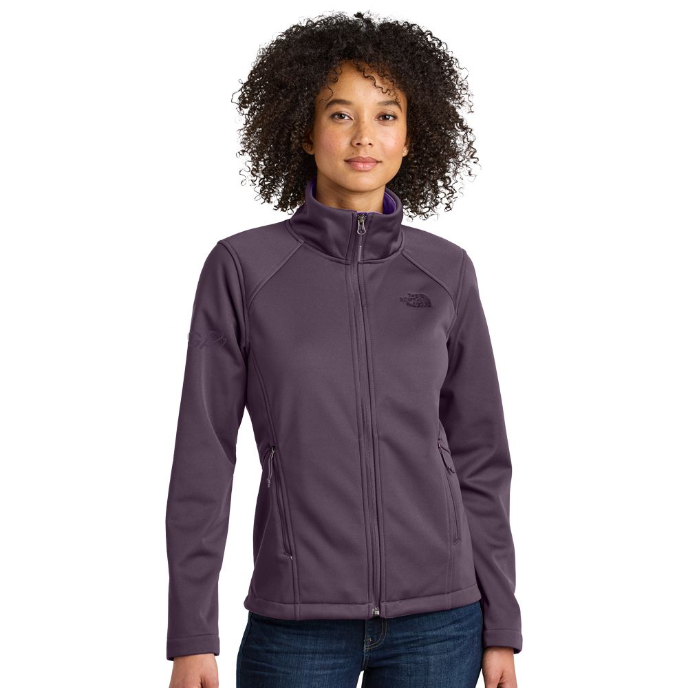 The North Face Ladies Chest Logo Ridgewall Soft Shell Jacket | NGA Swag