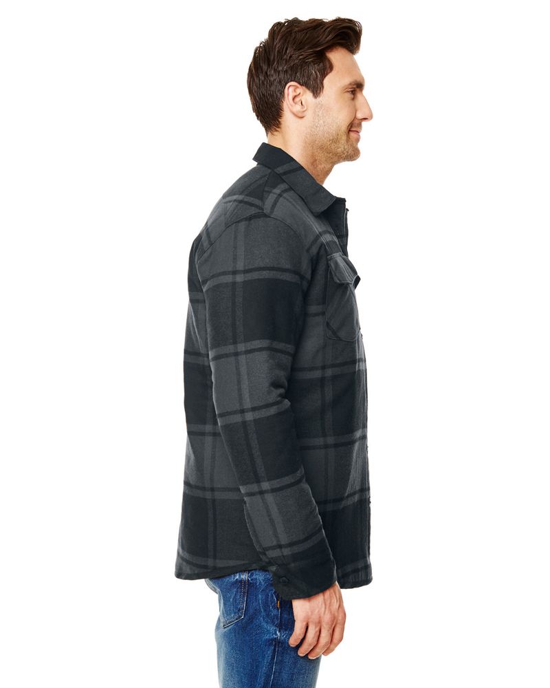 Burnside Adult Quilted Flannel Jacket image thumbnail