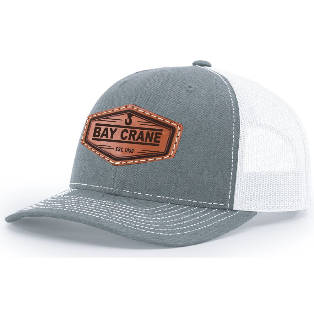 Bay Crane Richardson Trucker Cap with Leather Patch primary image