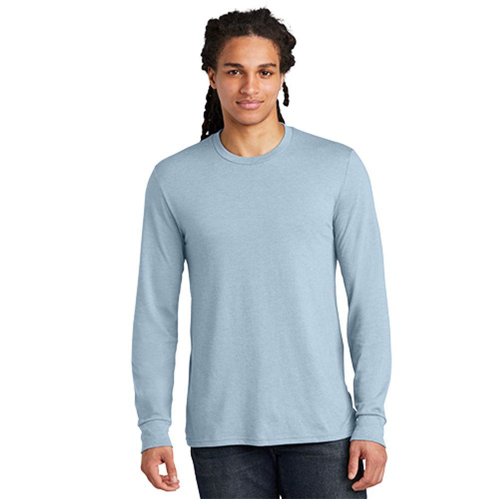 District Made Mens Perfect Tri Long Sleeve Crew Tee . DM132 | OrthoNebraska