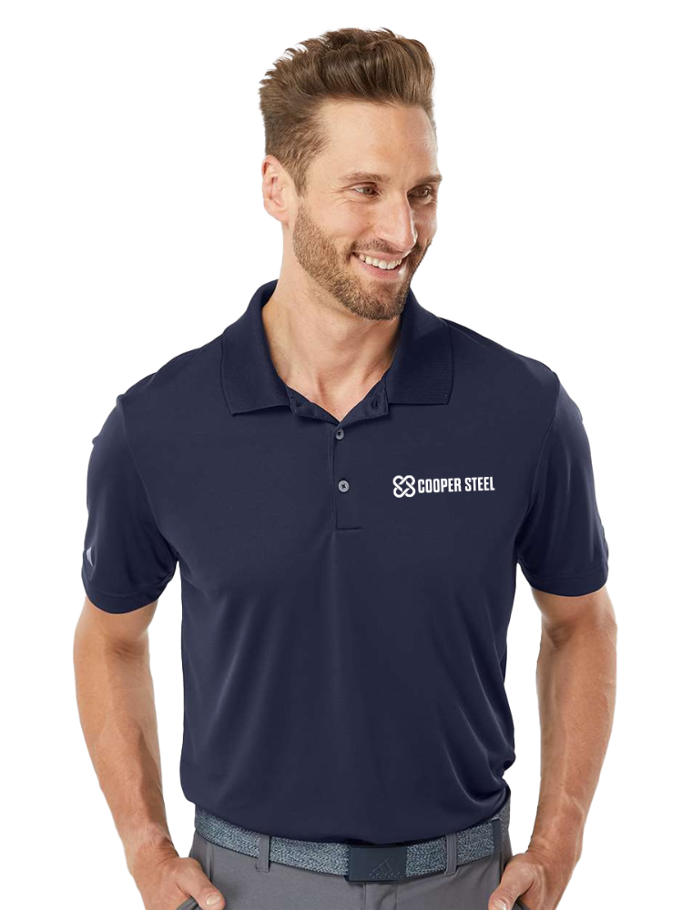 Navy Adidas Performance Polos primary image