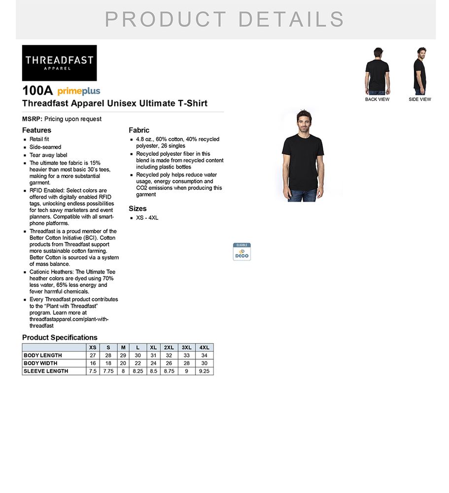 Threadfast Apparel Unisex Ultimate T-Shirt | HTPG Promo Shop