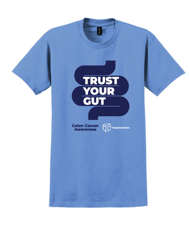 HSHS Colon Health Tee Short Sleeve Tee - Carolina Blue primary image