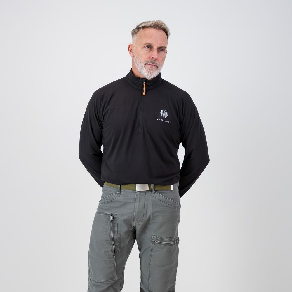 Pacesetter Zip Neck Top | Wilderness