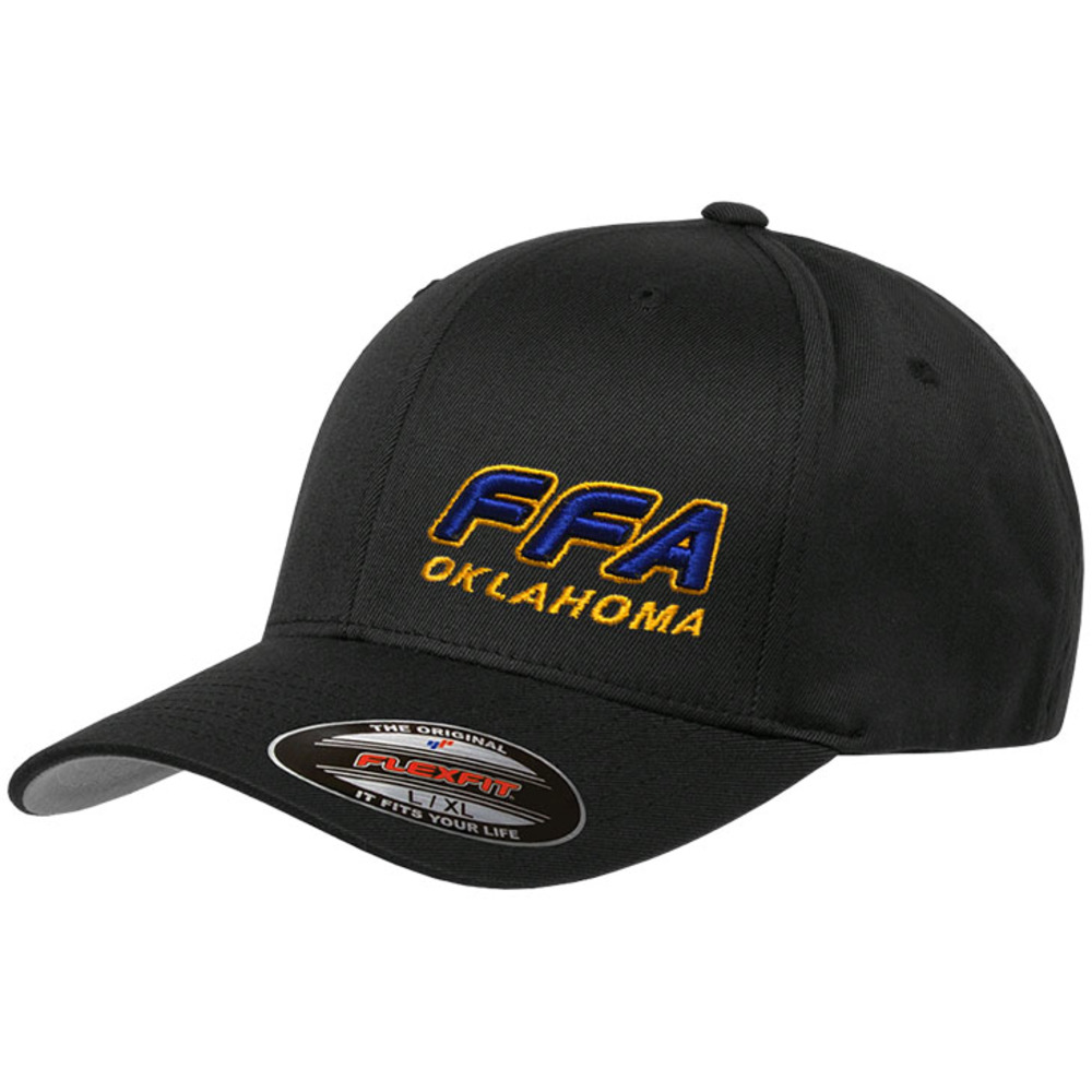 Black - FFA FlexFit Cap - Size: S/M | OK FFA Gear