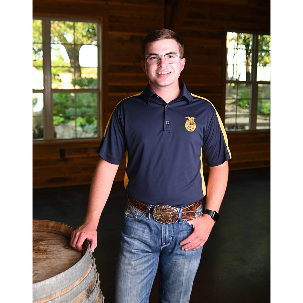 Men's XT Navy/Gold Polo | OK FFA Gear