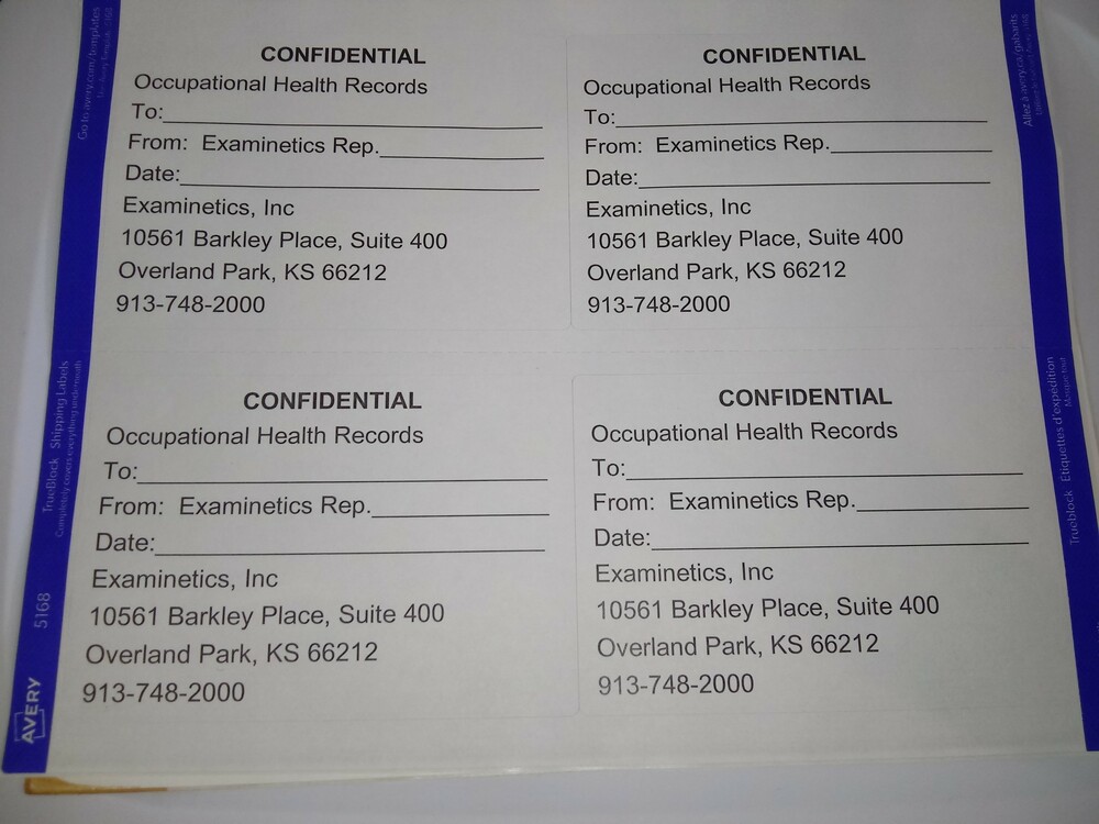 Confidential Labels (2/PK) | Unit Supplies & PPE