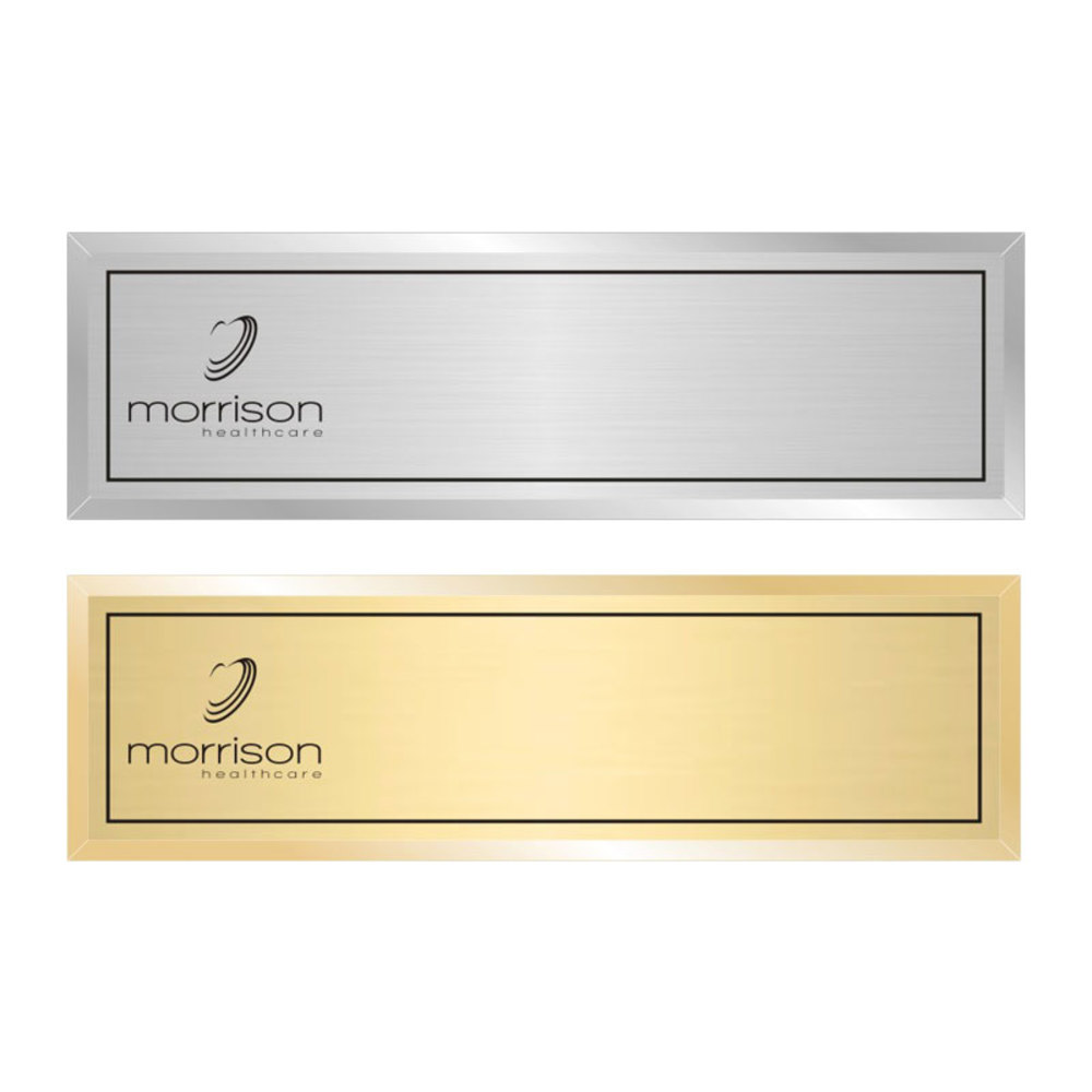10 PACK: Morrison Blank Name Badges primary image