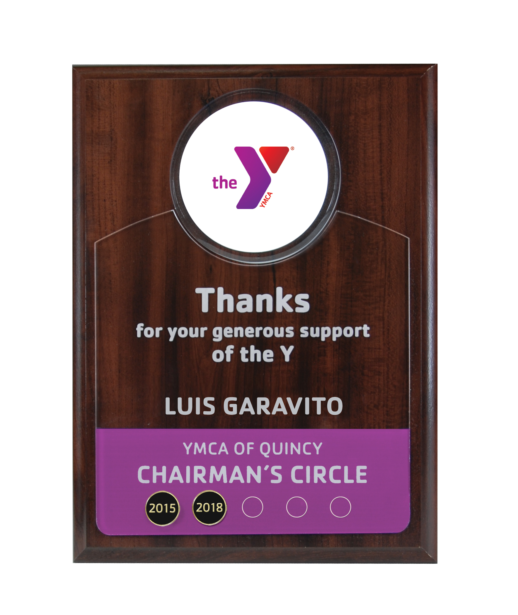Chairman's Circle Plaque | YShop.biz