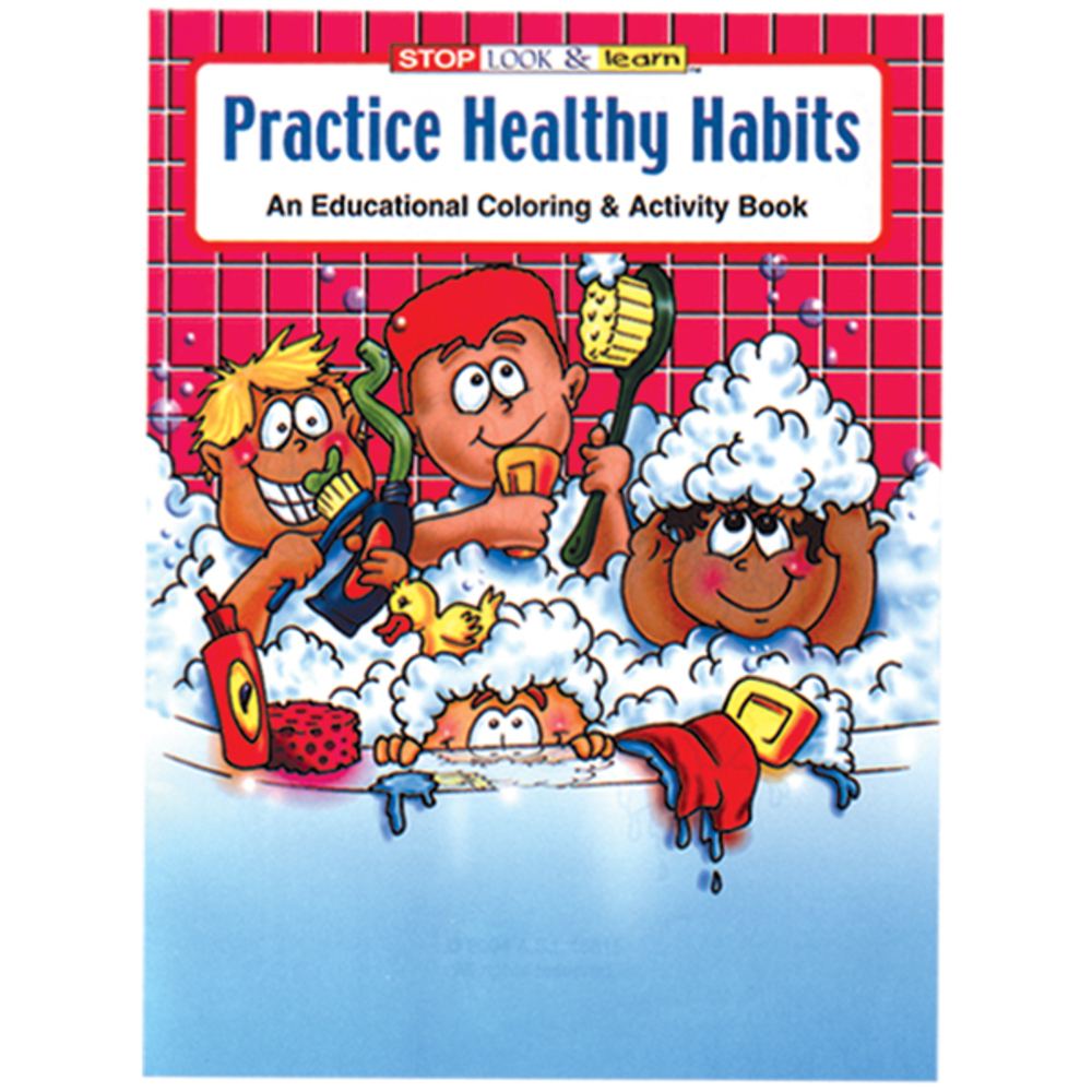 Practice Healthy Habits Coloring Activity Book YShop biz Practice Healthy Habits Coloring Activity Book YShop biz